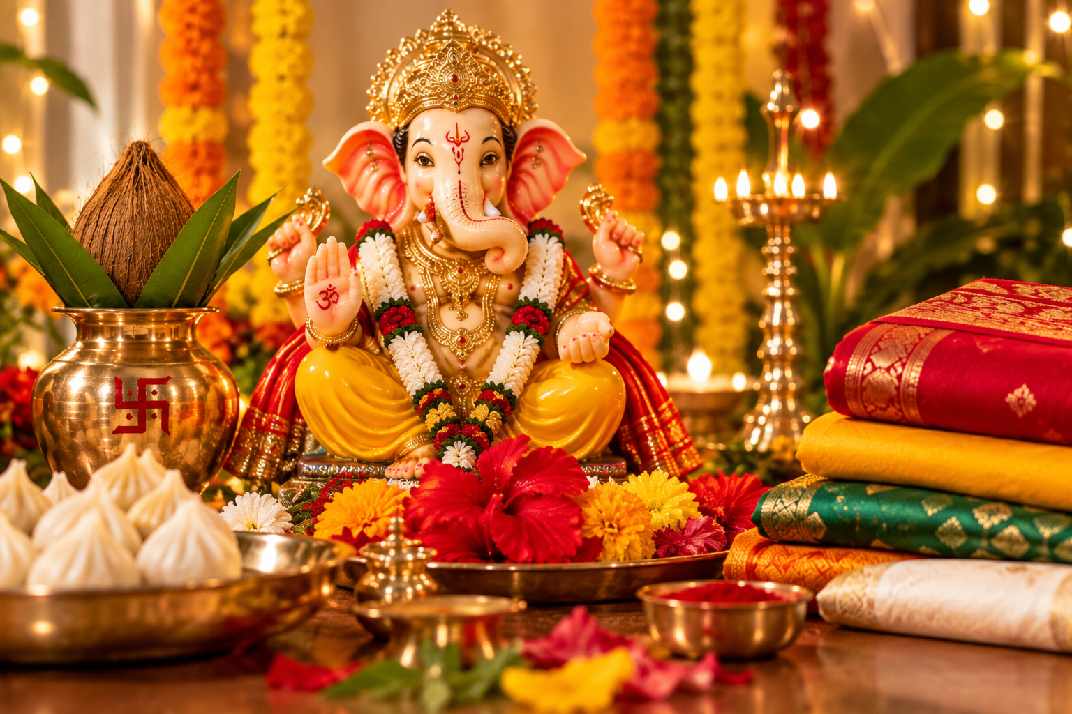 Ganesh Chaturthi 2026 Which Colour Is Auspicious To Wear For Ganpati